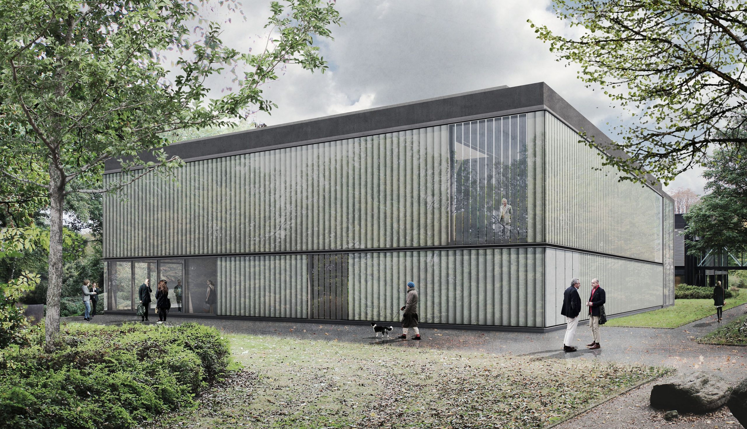 05.2018 - Entwurf "Erweiterung Josef-Albers-Museum", Bottrop - Muffler ...